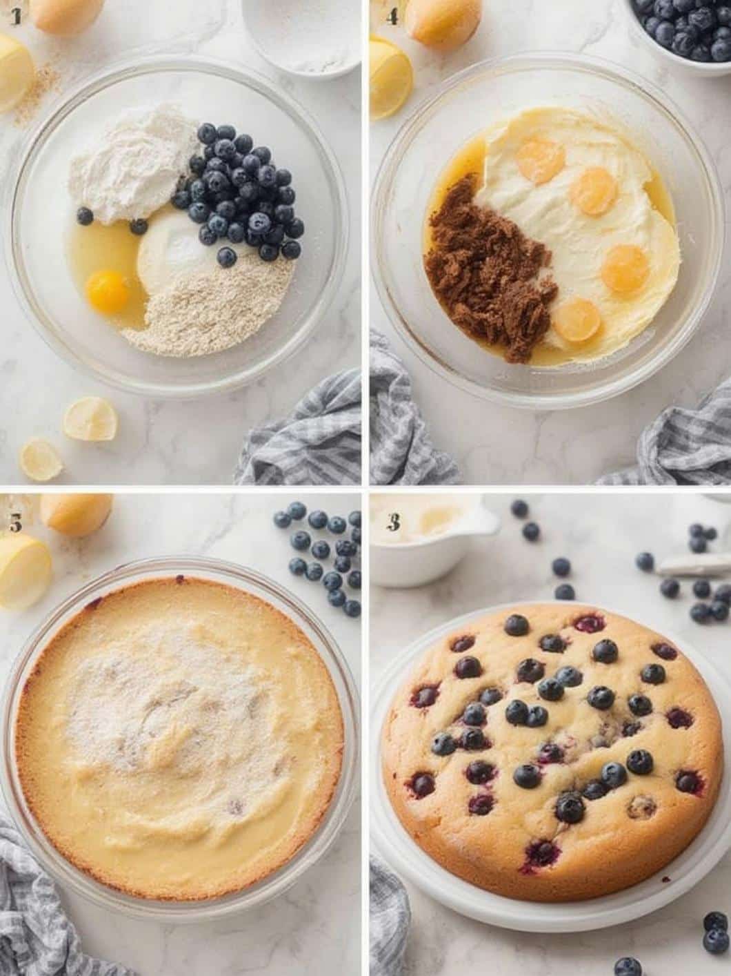 The #1 Lemon Blueberry Delight Cake Recipe You'll Ever Need